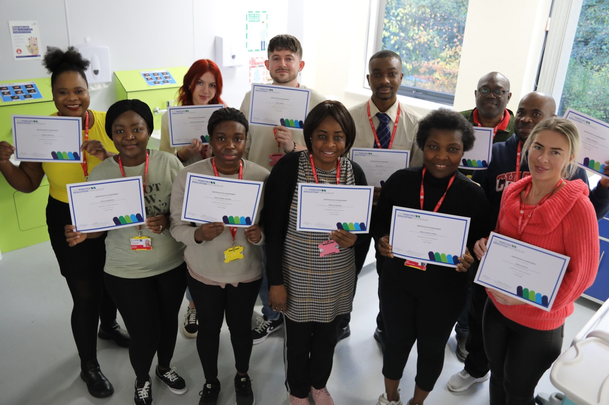Students begin their health and social care journey – Telford College