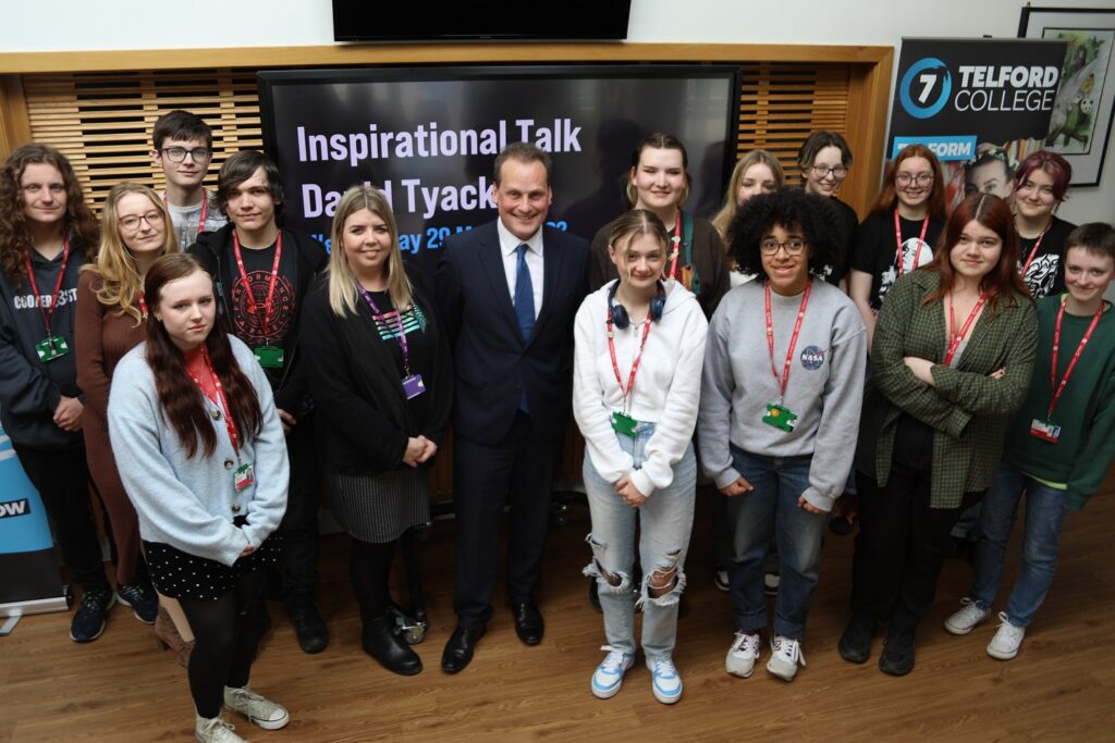 Top barrister gives talk to A level students – Telford College